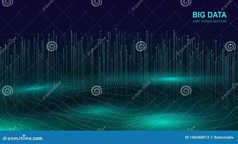 big data visualization futuristic cosmic design of data flow abstract