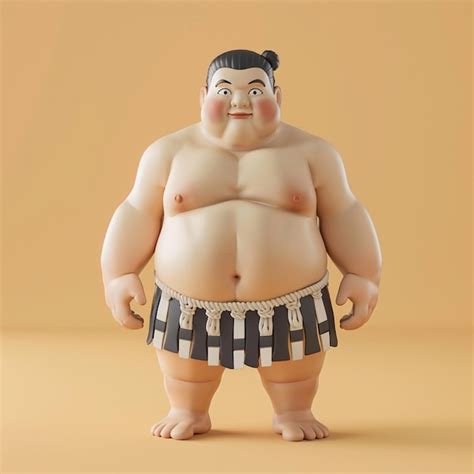 D Sumo Design Rendering Premium Ai Generated Image