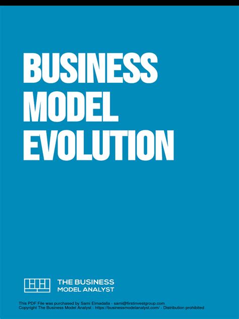 Business Model Evolution Nnzvdw Pdf Business Model Logistics