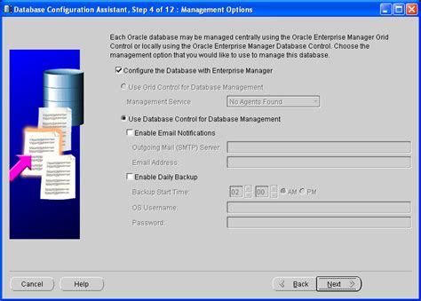 Oracle Database Creation For 1centerprise Using Oracle Database