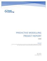 Improving Business Decisions With Predictive Modeling A Project Course Hero