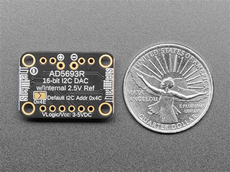 adafruit ad5693r breakout board 16 bit dac with i2c interface [stemma