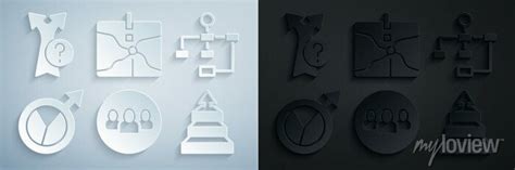 Set Project Team Base Hierarchy Organogram Chart Financial Posters For The Wall • Posters Way