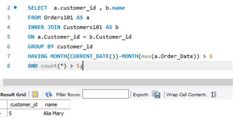 write an sql query to list customers who have not placed an order in