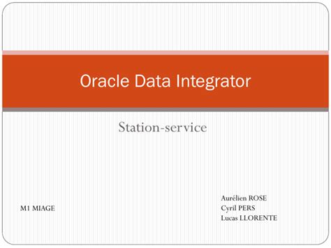 Oracle Data Integrator