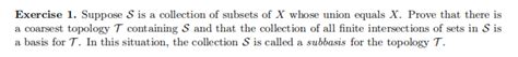 Solved Exercise Suppose S Is A Collection Of Subsets Of X Chegg