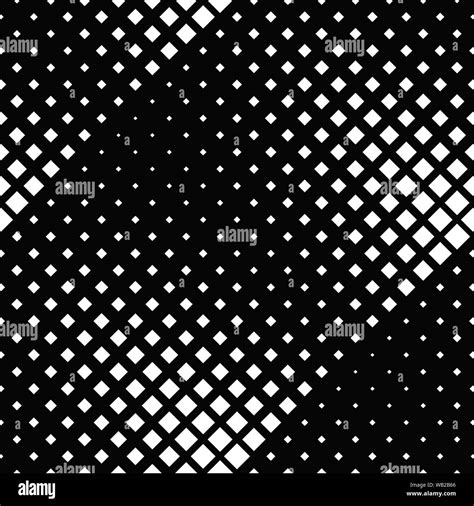 Geometrical Square Pattern Background Design Black And White Abstract Vector Graphic Stock