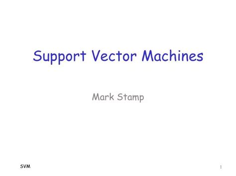 PPT Support Vector Machines PowerPoint Presentation Free Download ID