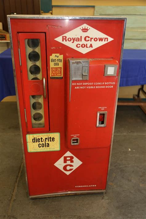 Sold At Auction Royal Crown Cola Vendolater Soda Vending Machine