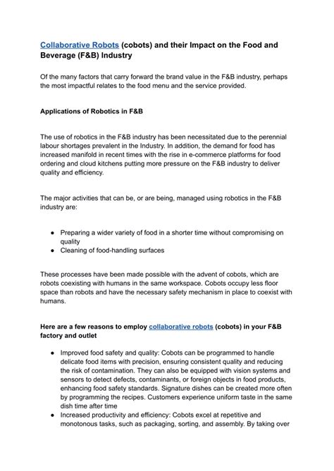 Ppt Collaborative Robots Cobots Powerpoint Presentation Free Download Id 12234932