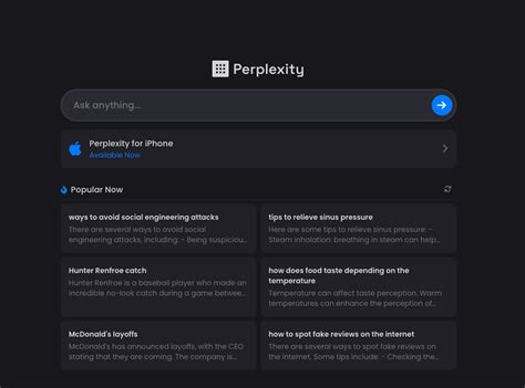 Perplexity Ai Ai Powered Search Engine Launches Ios App