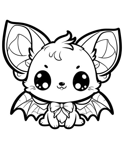 Premium Vector A Drawing Of A Bat With A Face That Says Bat On It