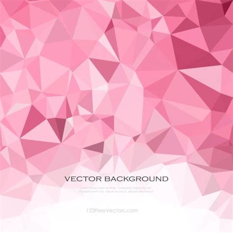 Pink Polygonal Triangular Background Image