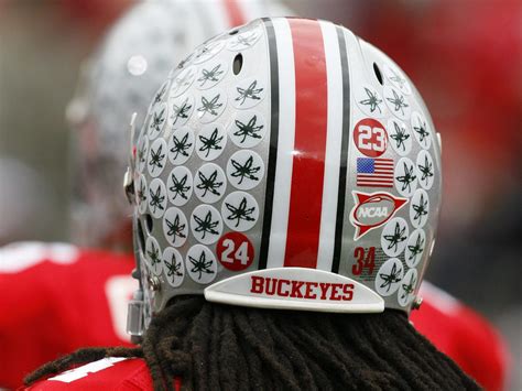 Buckeye Helmet Stickers