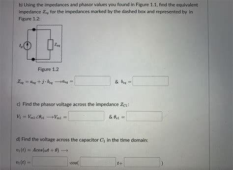 solved question 1 40 pts basic phasors domain analysis given