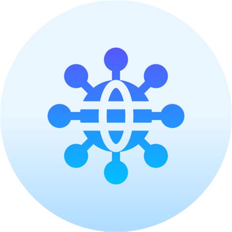 Network Basic Gradient Circular Icon Network Basic Gradient Circular Icon