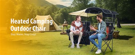 Nice C Heated Camping Chair With Battery Chairs With Canopy Heated