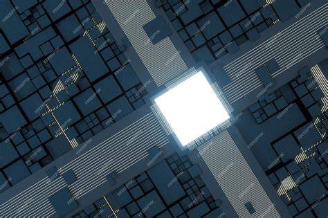 Premium Photo Circuit Board And Electronic Lines Background 3d Rendering