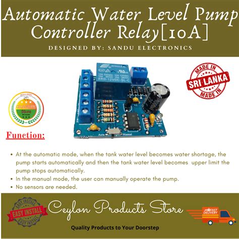 9v 12v Ac Dc 10 A Liquid Level Controller Sensor Module Water Level Detection Sensor Module For