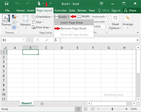 How To Use A Page Break In Excel Design Talk