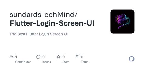 Github Sundardstechmind Flutter Login Screen Ui The Best Flutter Login Screen Ui