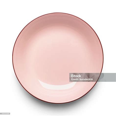 흰색과 그림자에 분리 된 간단한 원형 도자기 플레이트와 클리핑 경로 접시에 대한 스톡 사진 및 기타 이미지 접시 개념 개념과 주제 Istock