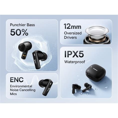 Jual Baseus E19 Tws Enc True Wireless Earbuds Shopee Indonesia