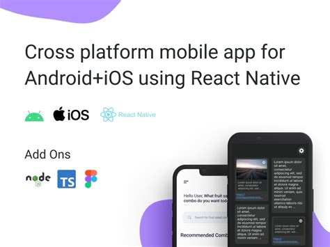 A Cross Platform Mobile Application For Android And Ios Using React Native Upwork