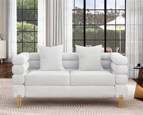 Amerlife Sofa Oversize Sofa Bouclé Sofa Couch Deep Seat