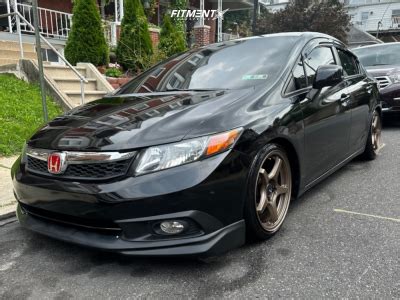 2012 Honda Civic With 17x8 40 Enkei Ts 5 And 205 40r17 Lexani Lxuhp 207