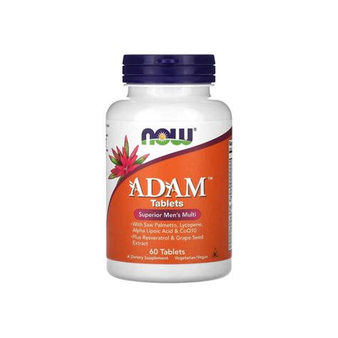 Мультивітаміни для чоловіків Now Foods Adam Male Multi 60 таблеток