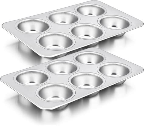 Muffin Cupcake Baking Tin Stainless Steel Cupcake Tray