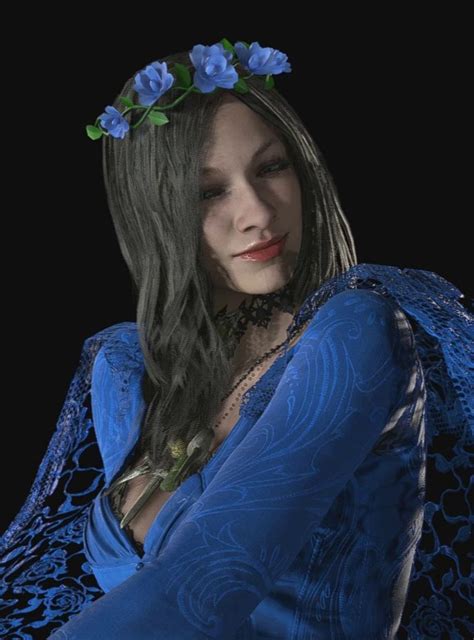 Cassandra Dimitrescu Blue Dress Portraits
