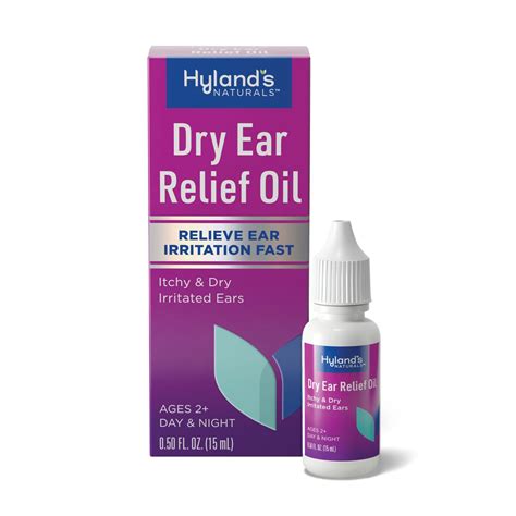Hylands Naturals Dry Ear Relief Oil 05 Oz