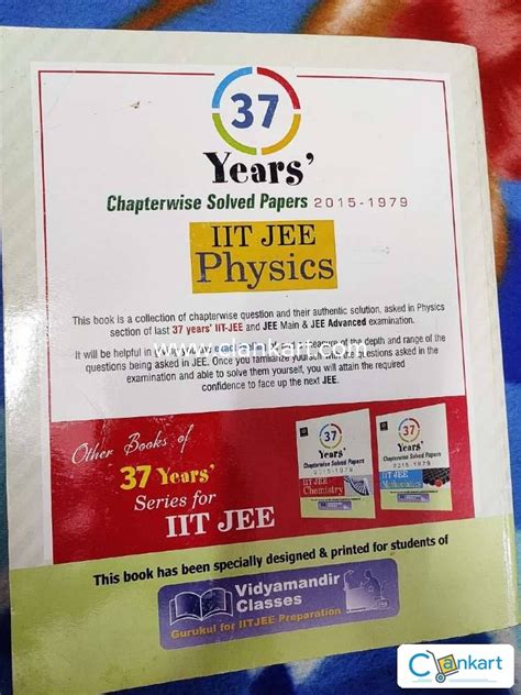 Buy 37 Years Chapterwise Solved Papers 2015 1979 Iit Jee Physics Book In Excellent