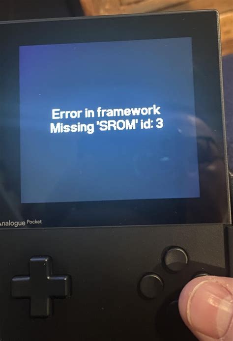 Neo Geo Core Error Ranaloguepocket