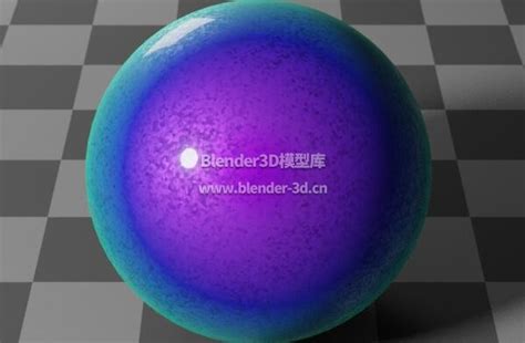 彩色光晕贴图 Blender材质球纹理贴图模型下载 Blender3d模型库