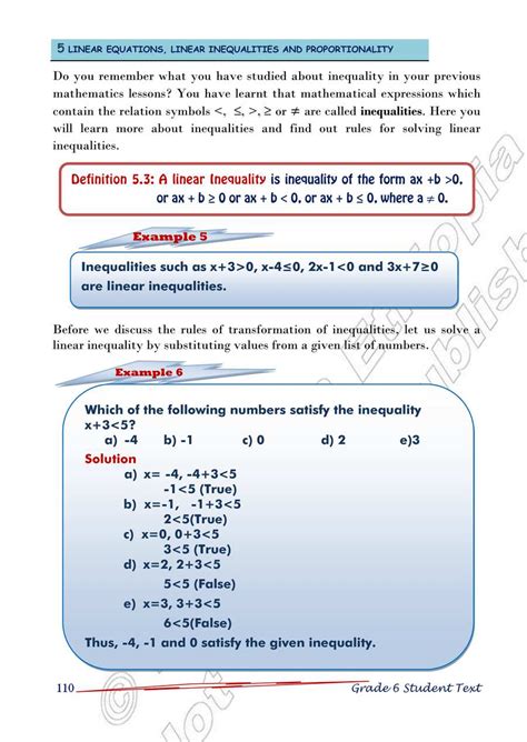 Math Expressions Grade 6