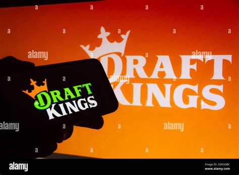 In This Photo Illustration The Draftkings Logo Seen Displayed On A