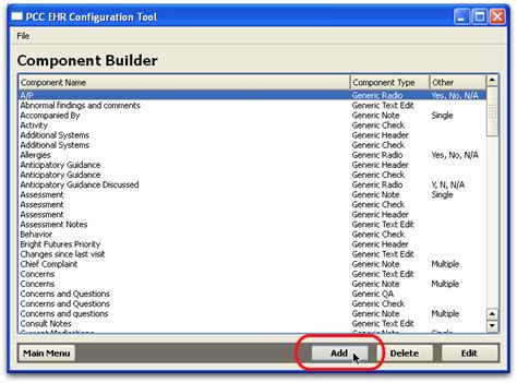 Adjust Pcc Ehr Components With The Component Builder Pcc Learn