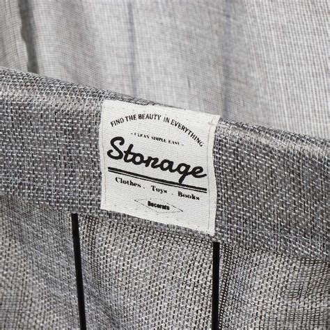 Корзина для хранения белья и вещей 40х30х45 см прямоугольная серая A290117 в Москве цены