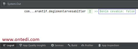 Kotlin Ders 2 Değişkenler Ve Sabitler Android Serkan Togal Nam ı
