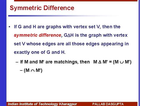 Graph Theory Matchings And Factors Pallab Dasgupta Professor