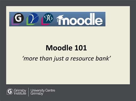 Moodle 101 Pptx Educational Assessment Education