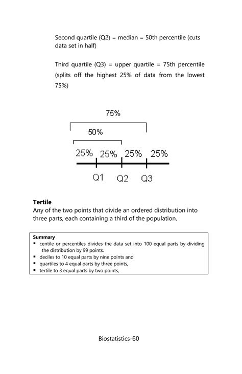 Ch 7 Tertile Quartile And Percentile Doc