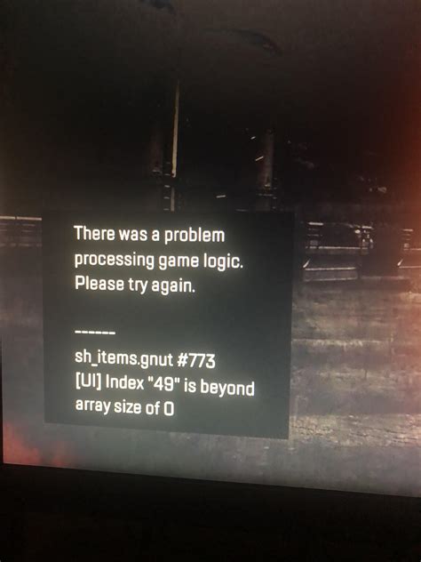 Processing Game Logic Error Totally Unplayable Please Fix This Asap