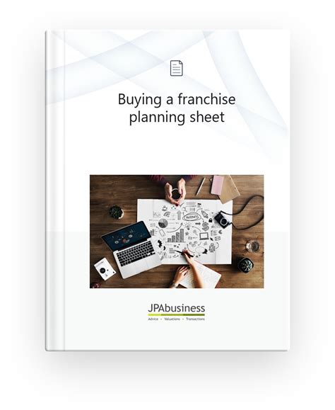 Template Buying A Franchise Planning Sheet