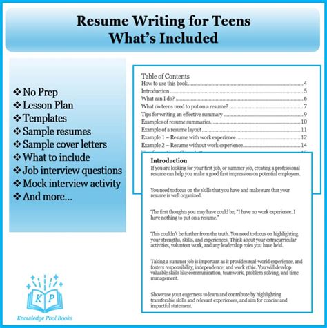 Guided Resume Writing Assignment With Examples And Templates Tpt