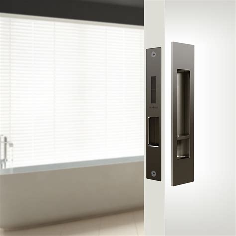 Mardeco M Series Flush Pull Privacy Set Bronze For Sliding Doors