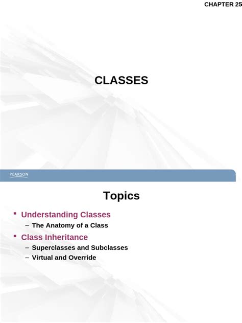 Igdpd Ch25 Classes Pdf Class Computer Programming Inheritance